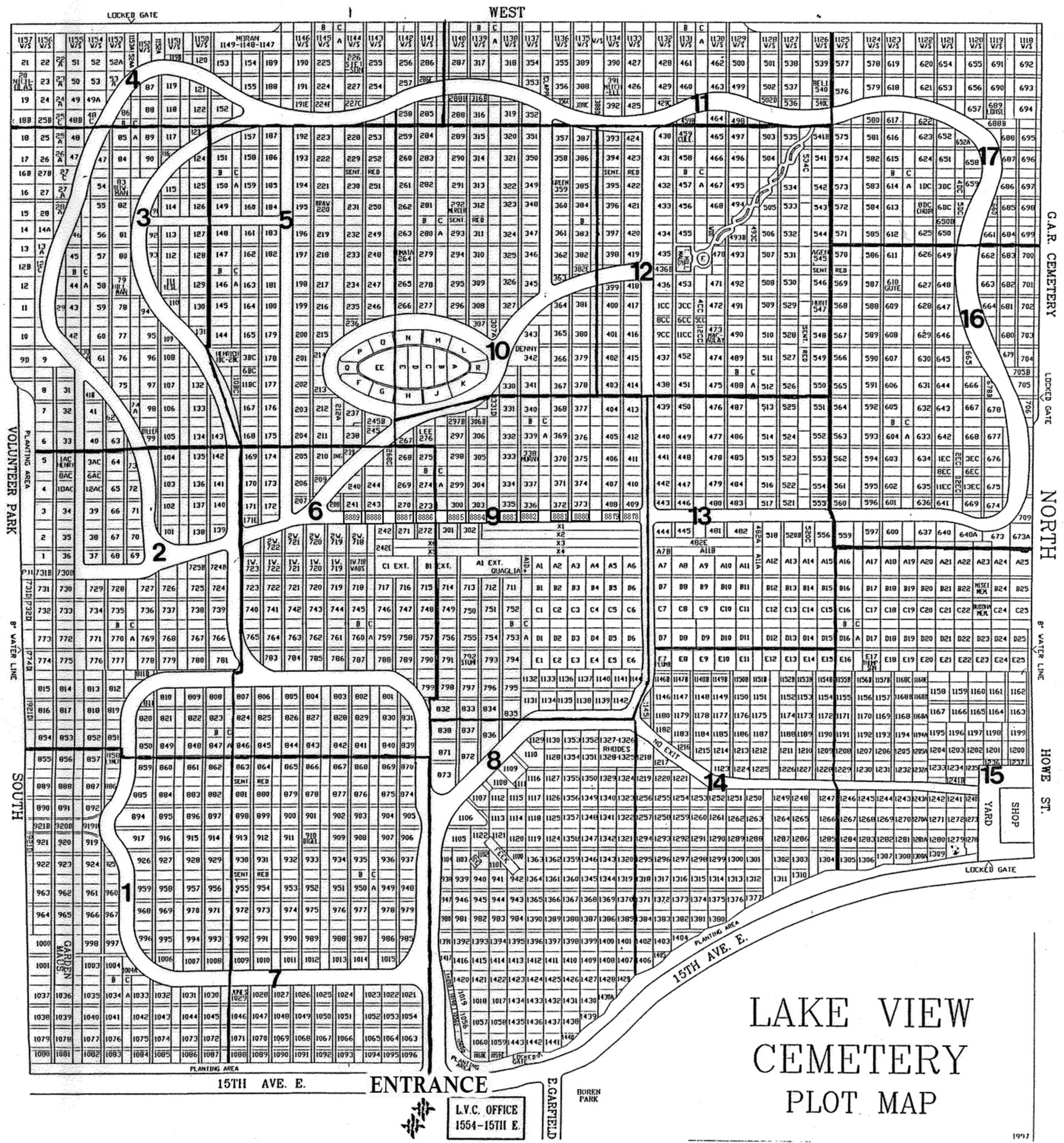 Graves & Plots - Lake View Cemetery Graves & Plots - Lake View Cemetery